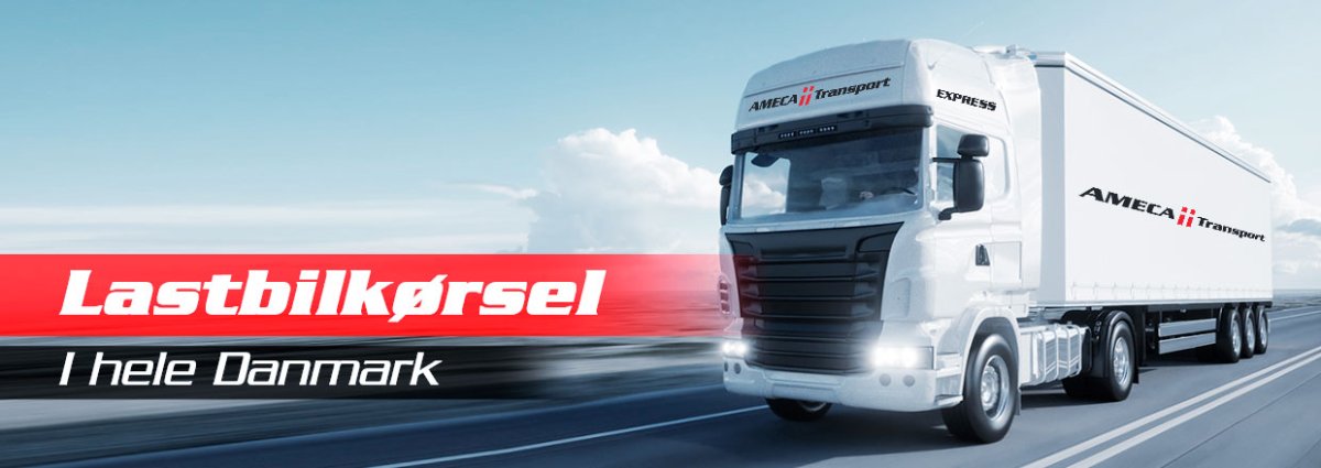 Lift Lastbil - Vognmand - AMECA Transport ApS